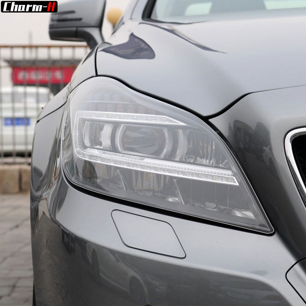 2X Car Headlight Self Healing Protective Film Transparent TPU Decal ...