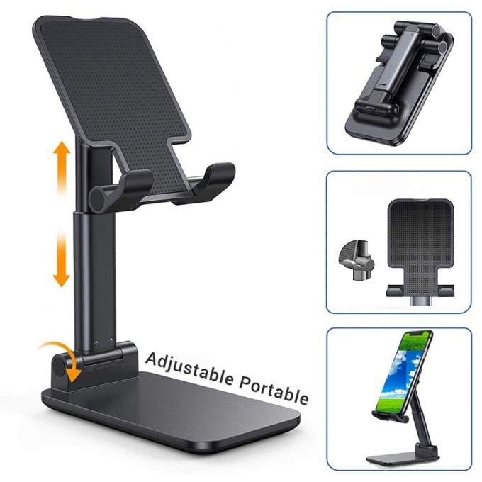 Universal Portable Mobile Phone Holder Desktop Stand Foldable Extend ...