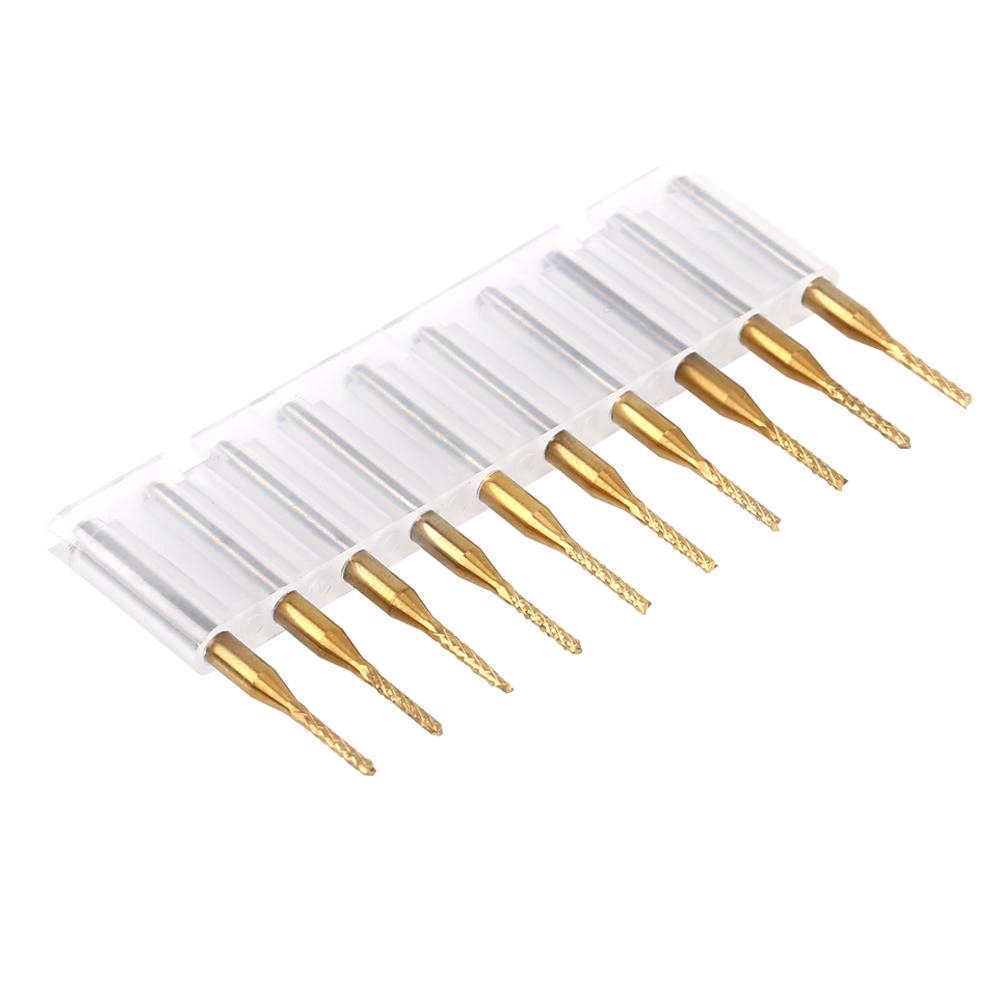 End Bit 1 10pcs Tungsten CNC Coating Cutting Edge Shank 5mm 1/8 ...