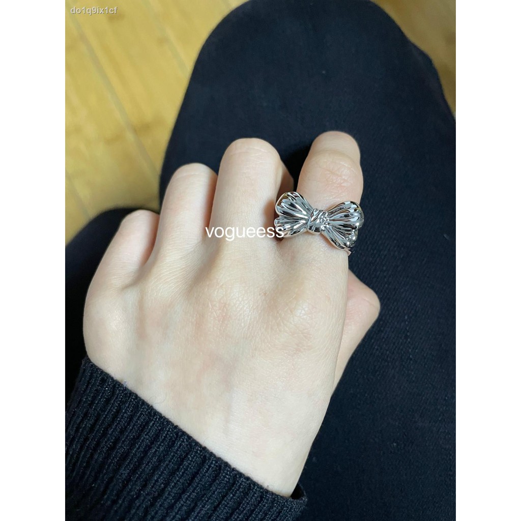 Fashion Accessories☄vogueess self-made new bow spring and summer ring ...
