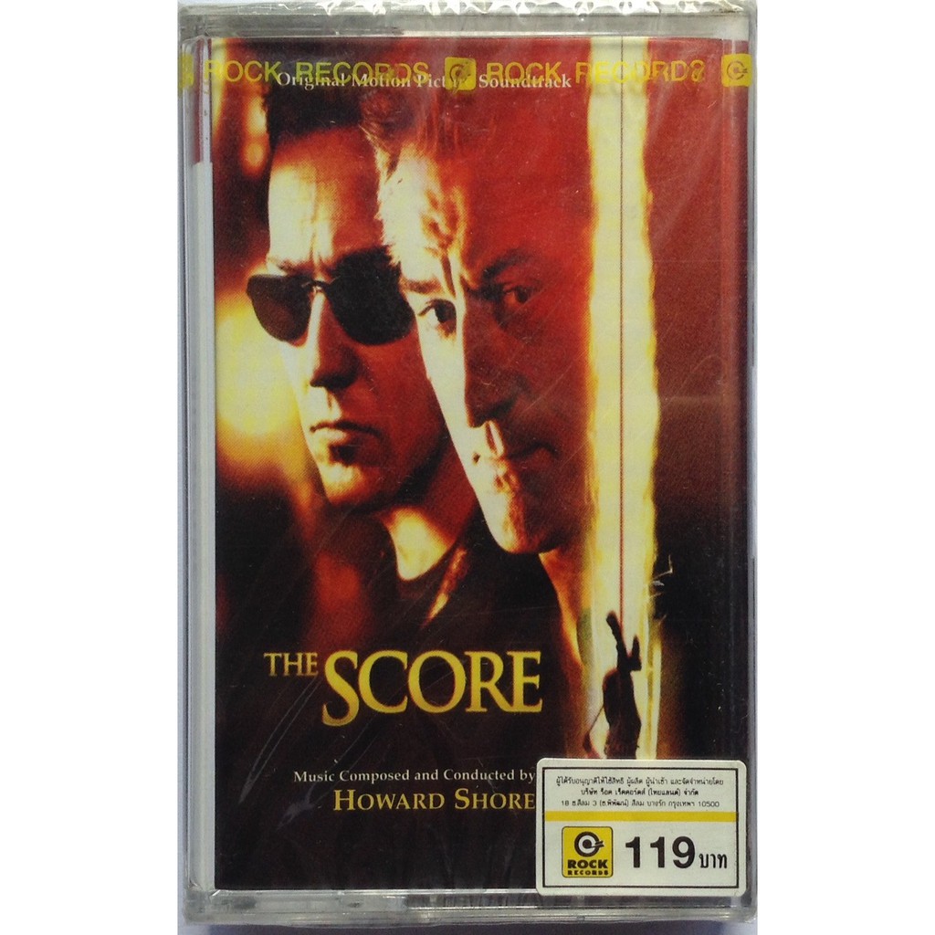 Cassette Tape เทปคาสเซ็ตเพลงประกอบภาพยนตร์ The Score ลิขสิทธิ์ ซีล ...