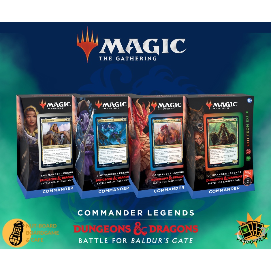 MTG Commander Legends: Dungeons and Dragons Battle of Baldur's Gate ...