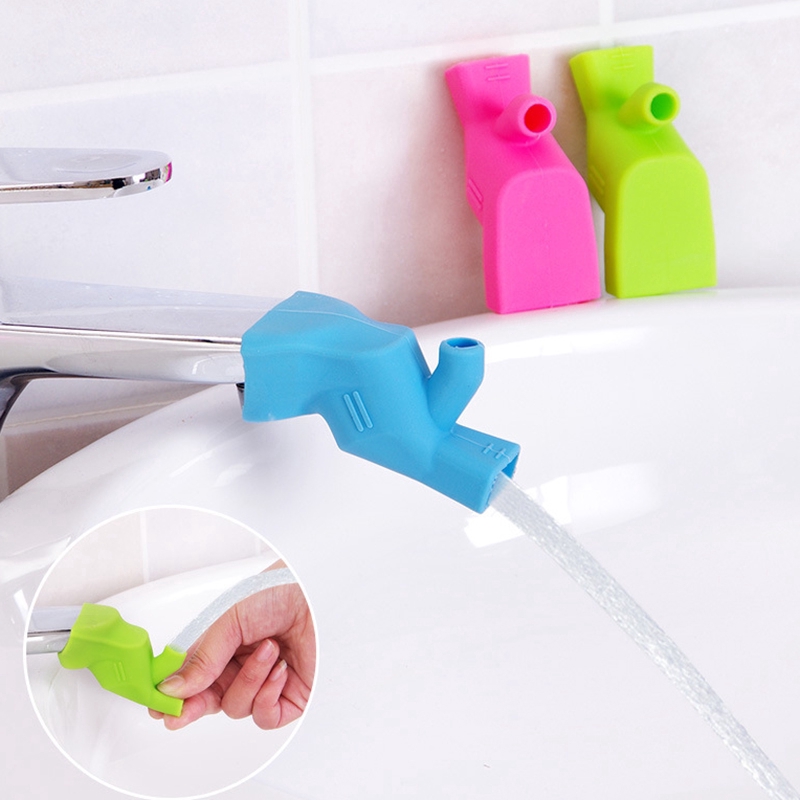 Dual-purpose childrens assistant water guide trough high elastic faucet ...