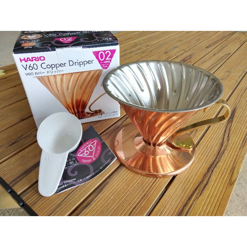 Hario V60 Copper Dripper 02 กรวยดริป ดริปเปอร์ ทองแดง - tidode - ThaiPick