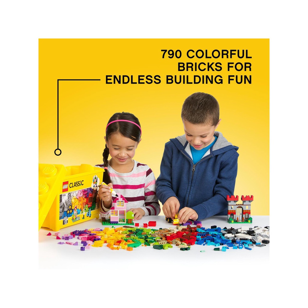 LEGO Classic 10698 Large Creative Brick Box (790 Pieces) Bricks for ...