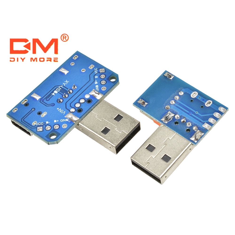 DIYMORE 5V USB Head Switchboard USB ชายหญิงกับ Type-c ถึง Micro USB ถึง ...