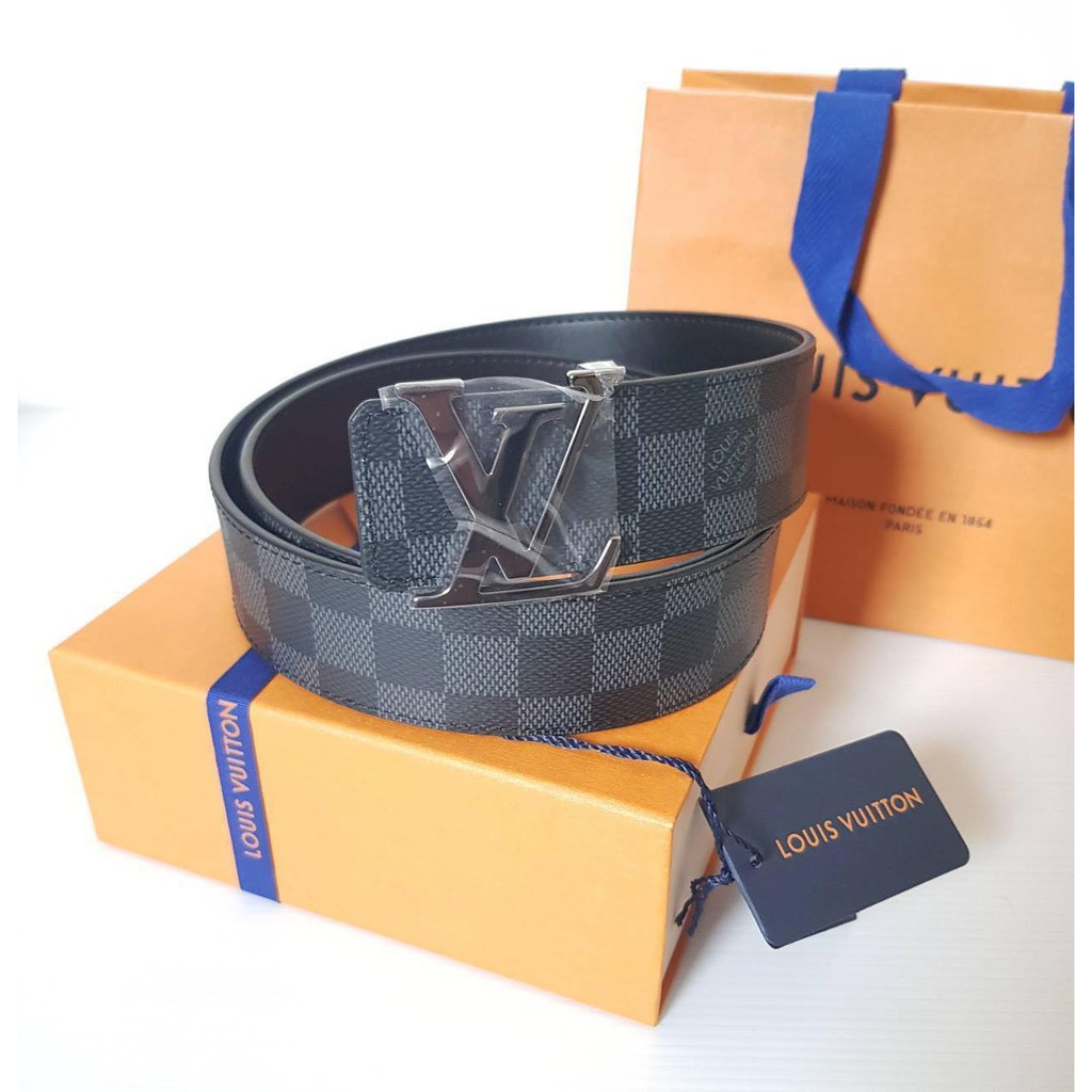 Louis Vuitton Belt Size 90 95 100 Shopee Thailand