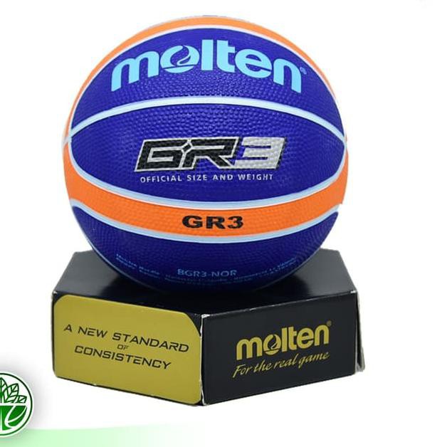 ลูกบาสเก็ตบอล Molten Gr3 สีฟ้า (กลางแจ้ง) - malapv_collect.th - ThaiPick