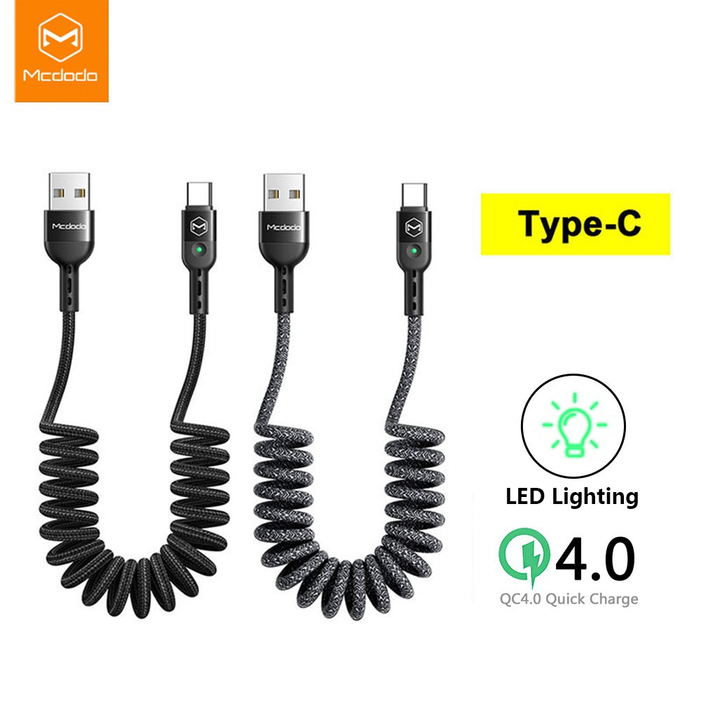 สายชาร์จOri Mcdododo Type - C Led Qc 4 . 0 2 A อุปกรณ์เสริมโทรศัพท์ ...