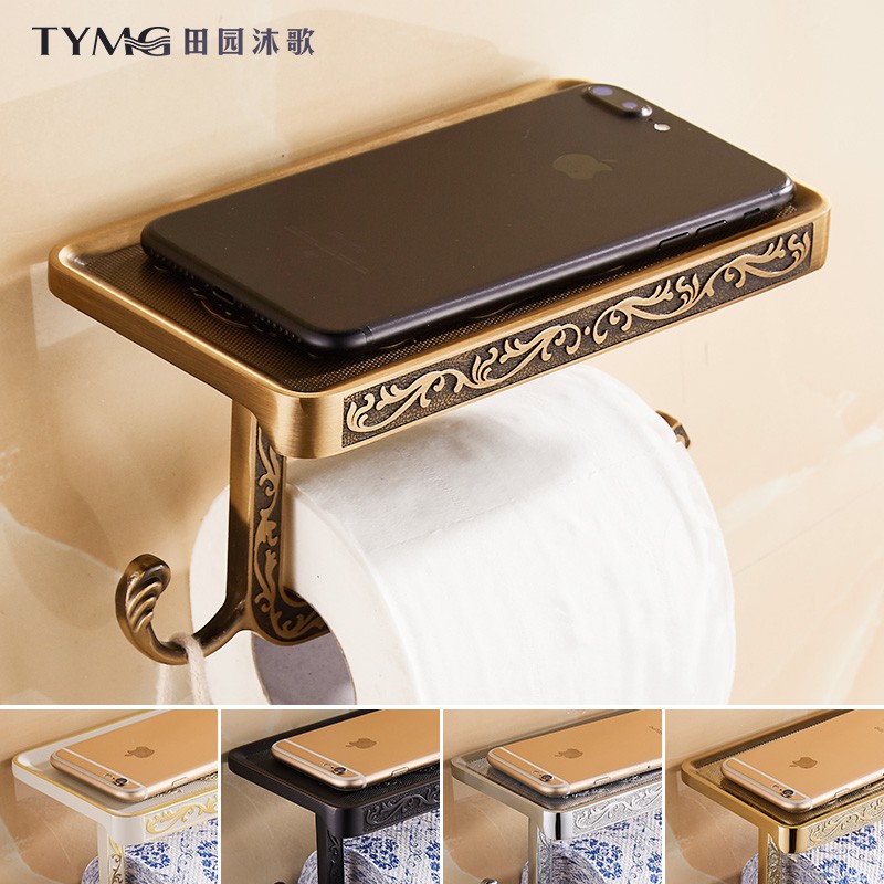 Toilet European Towel Holder Hand Paper Holder Grass Paper Roll Paper ...