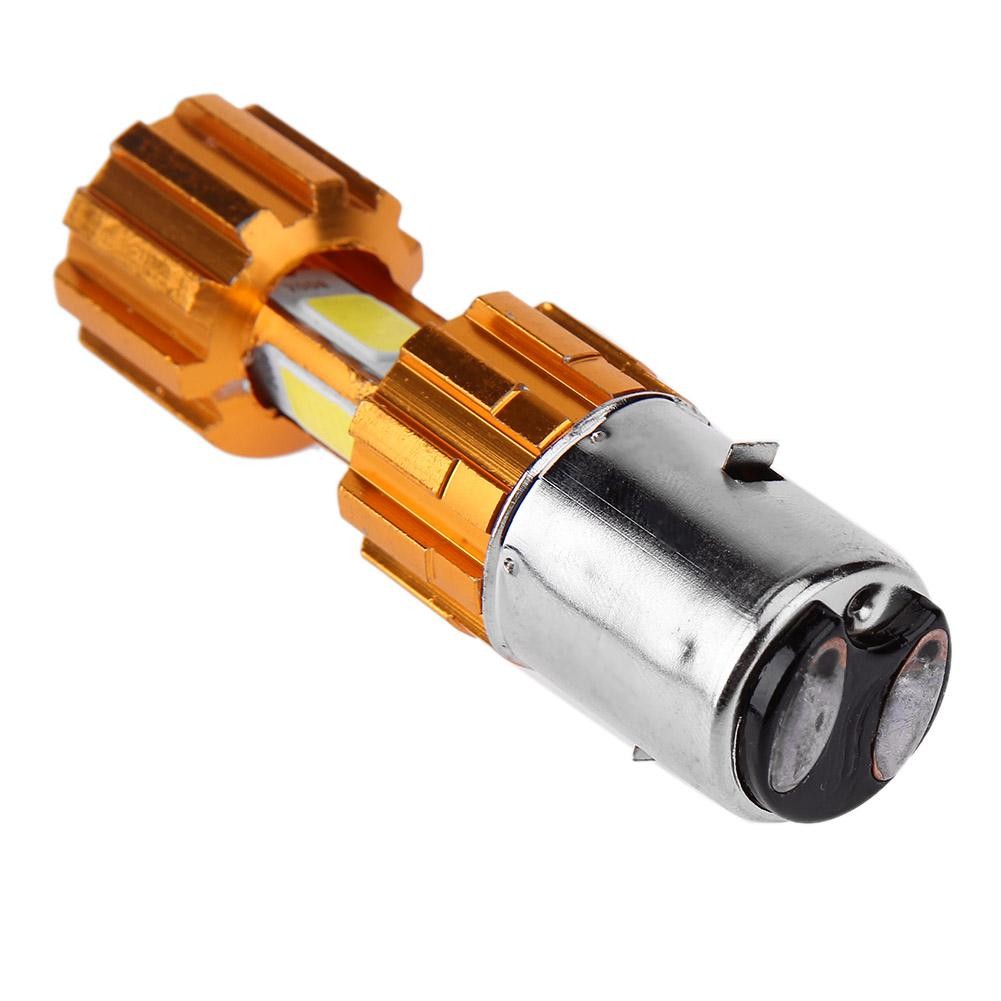 หลอดไฟหน้า รถจักรยานยนต์ DC 12V H6 BA20D 30W COB LED 1 คู่ - countless ...