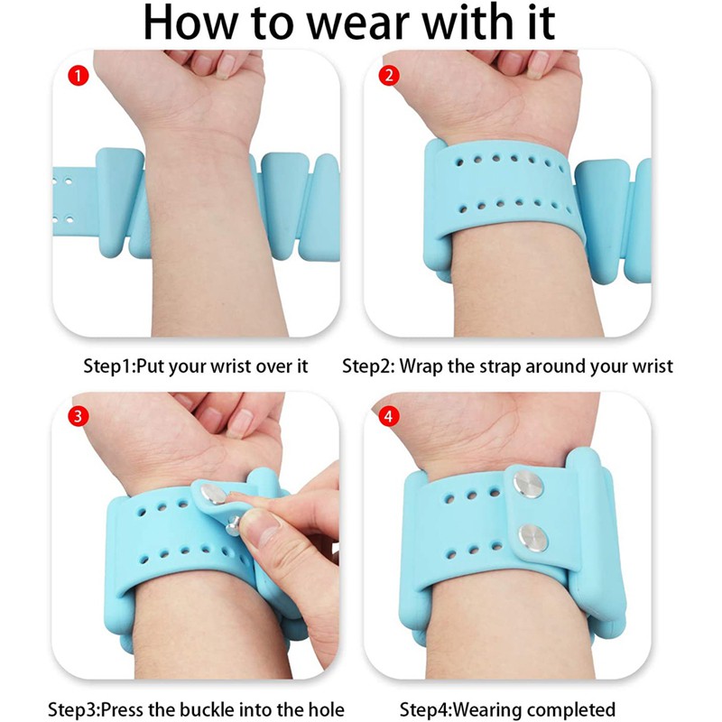 Durable Ankle/Wrist Weights,Wearable Weight Bracelet,Strength Training ...