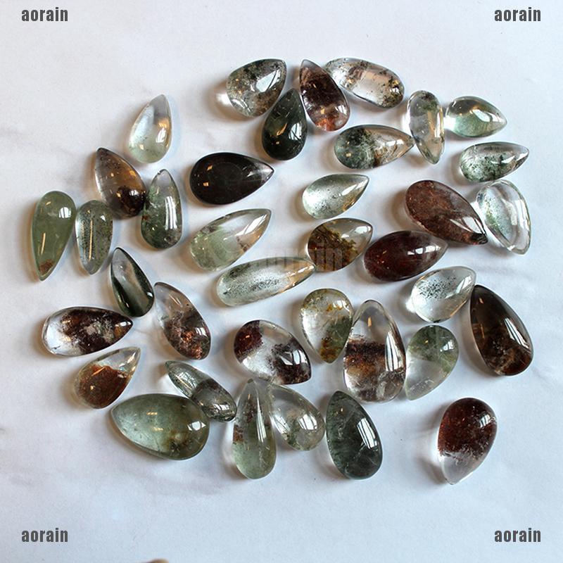 AG Natural Green Ghost Phantom Stone Crystal Quartz Gemstone Specimen ...
