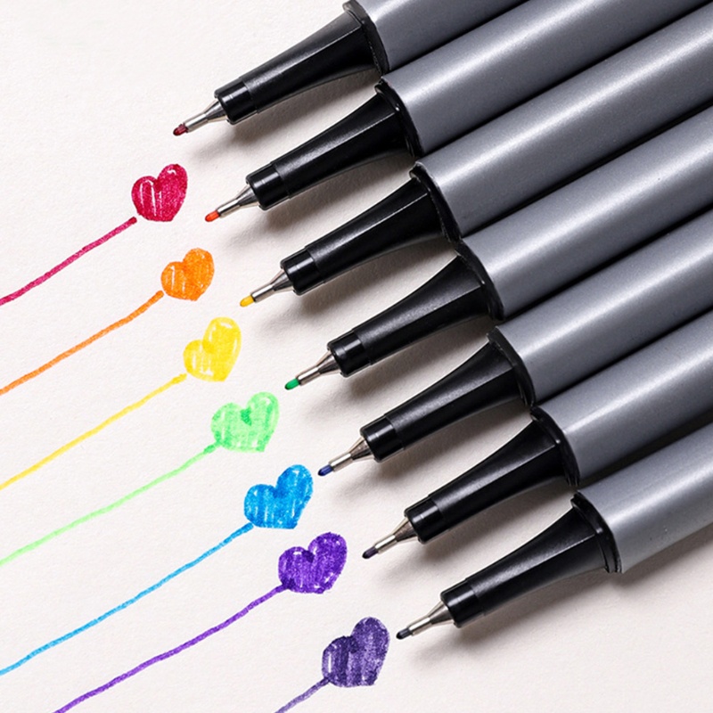 20244872102Pcs 0.4mm Fine Tip Point Marker Drawing Pen Set Fineliner ...