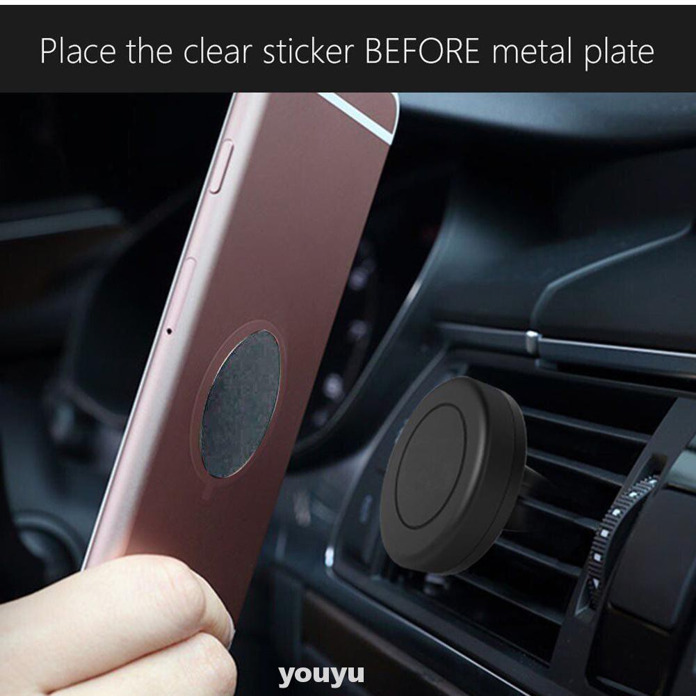 35mm Metal Plates Sticker Replace for Magnetic Car Mount Magnet Phone ...