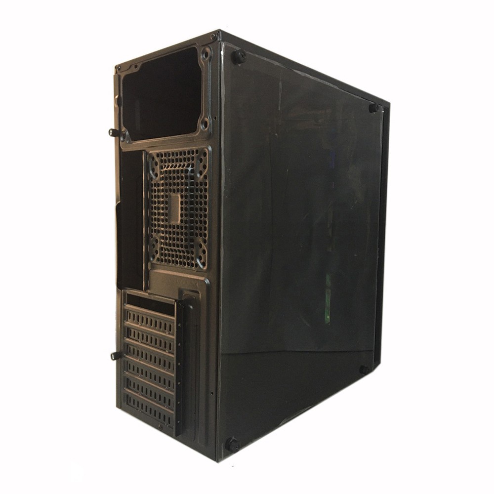 VENUZ ATX Computer Case VC1620 with RGB LED Lighting & Rainbow RGB Fan ...