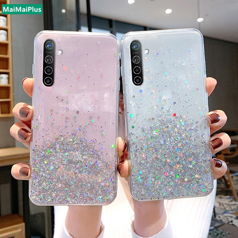 Ready Phone Case Xiaomi Mi Note10 10 lite Redmi 10X Pro 9A 9C 9 Shine Star Glitter Bling Sequins ...