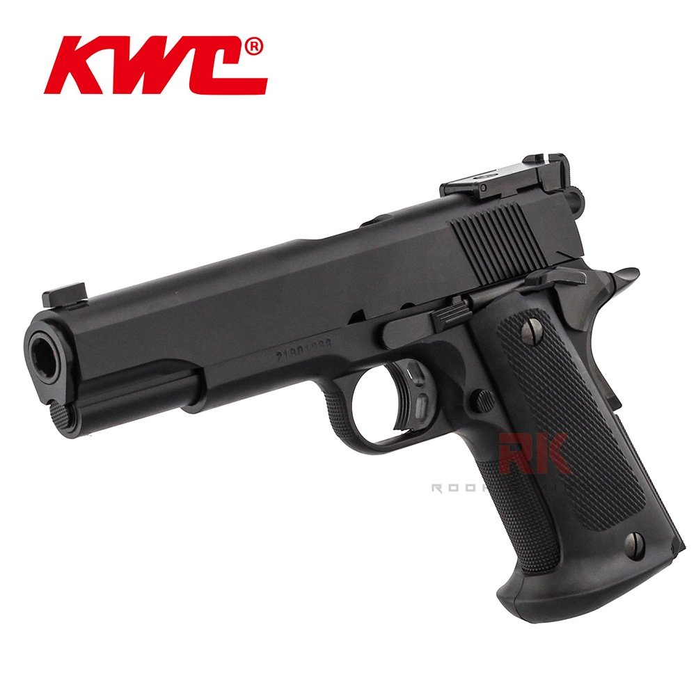 KWC Match 1911 (Spring Action) ระบบอัดลมสปริง ชักยิงทีละนัด อุปกรณ์ ...