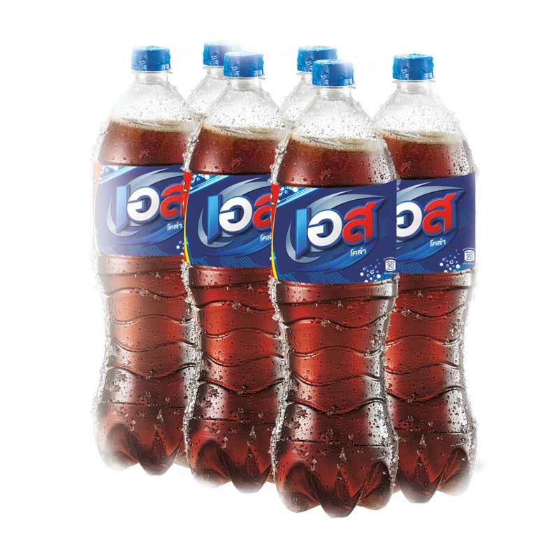 EST COLA เอส โคล่า ปริมาตรสุทธิ 1.6L ยกแพ็ค 6ขวด เครื่องดื่มน้ำอัดลม 1. ...