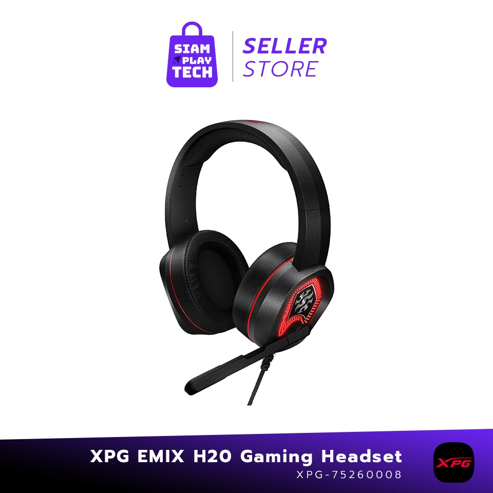 XPG Emix H20 Gaming Headset หูฟังเกมมิ่งพร้อมไฟ RGB | Shopee Thailand