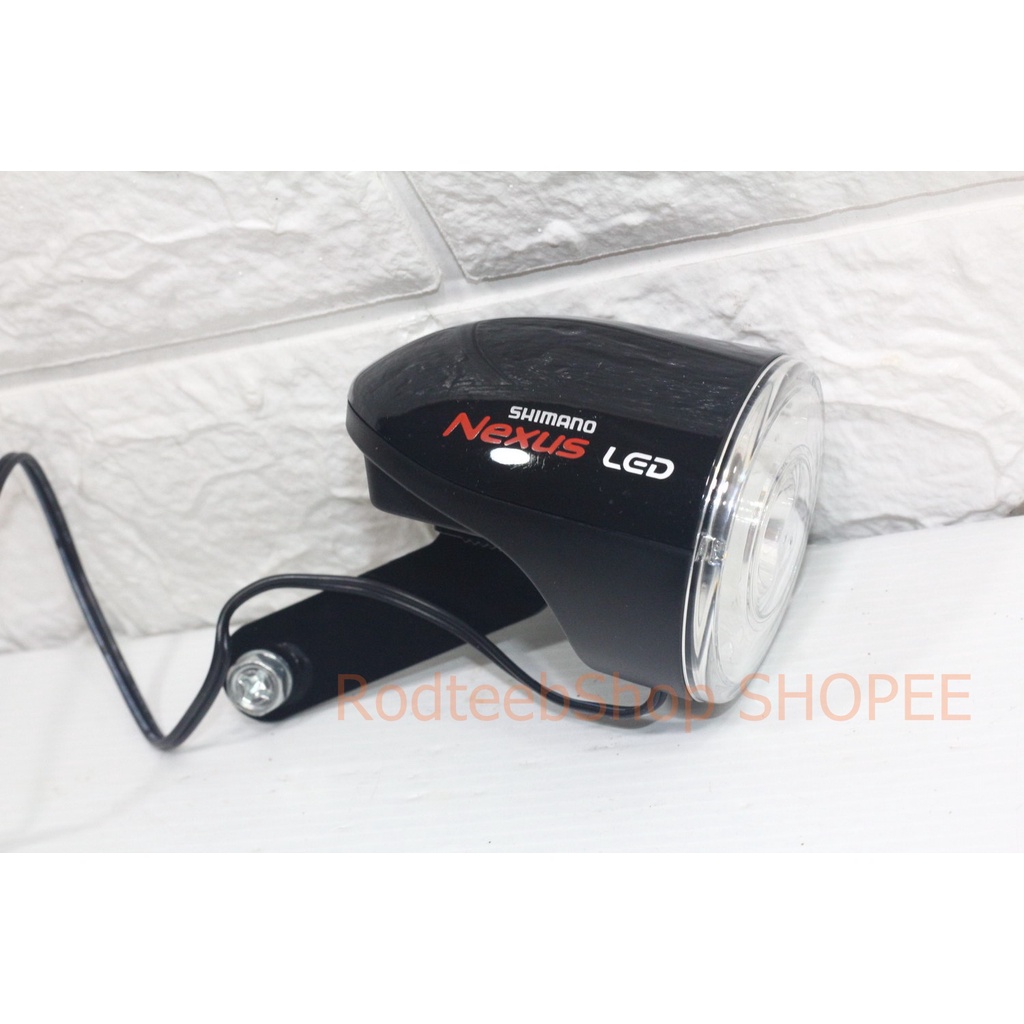 ไฟจักรยาน SHIMANO NEXUS LED Autoใช้กับดุมปั่นไฟ 6V - arkom1928 - ThaiPick