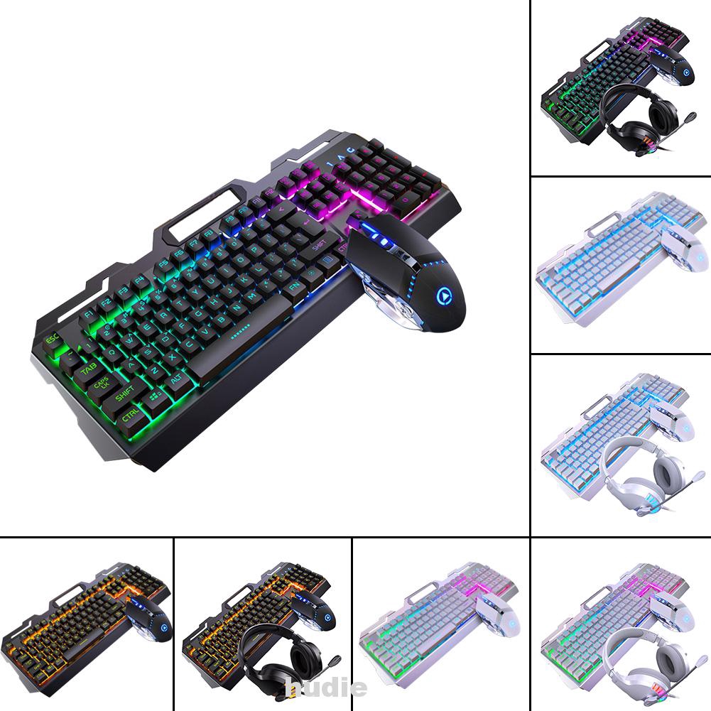 Office Work Home Luminous Universal PC LED Backlight Gaming Keyboard ...