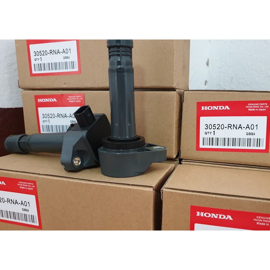 คอยล์จุดระเบิด HONDA แท้ศูนย์ (Made in Japan) PART NO 30520-RNA-A01 ...