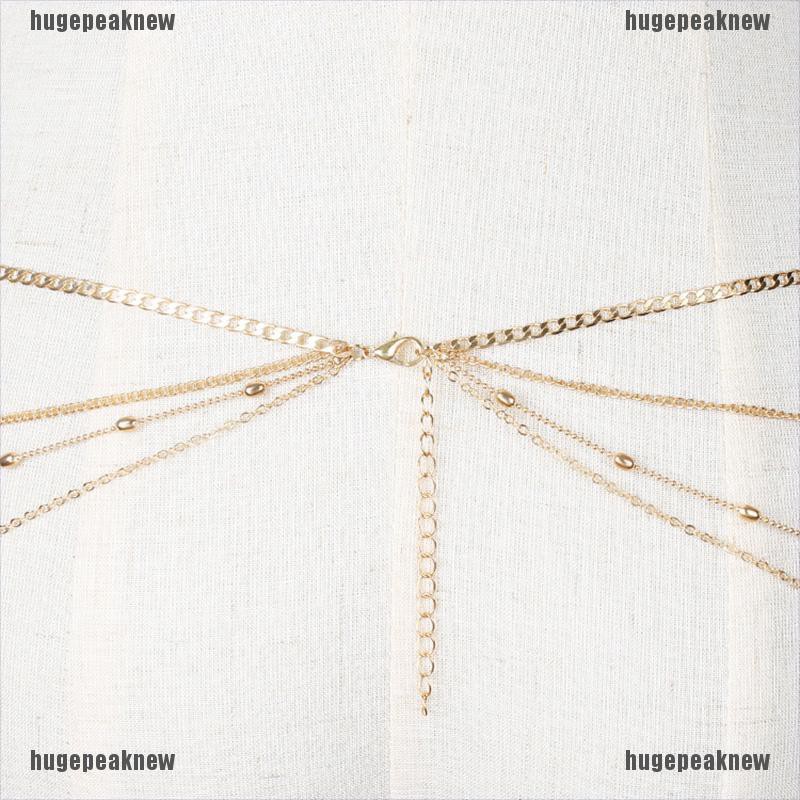 hugepeaknew Women Belly Body Chains Bohemian Multilayers Gold Color ...