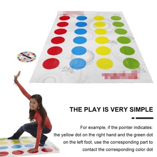 NEW Twister Dance Mat Exercise Twister Moves Mat Multiple Players ...