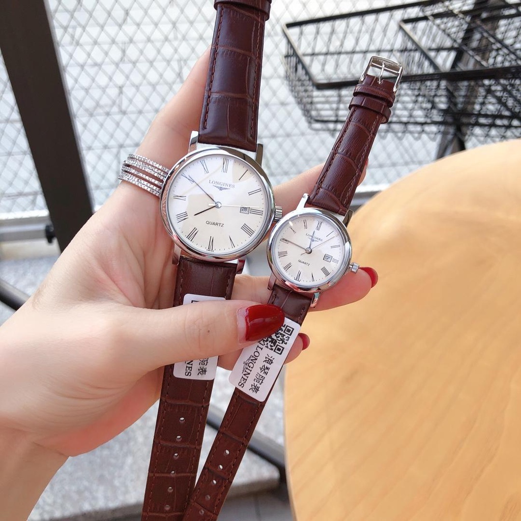 Long1nes paragraphs boya series quartz movement ultra thin dial couples Imported machine core ...