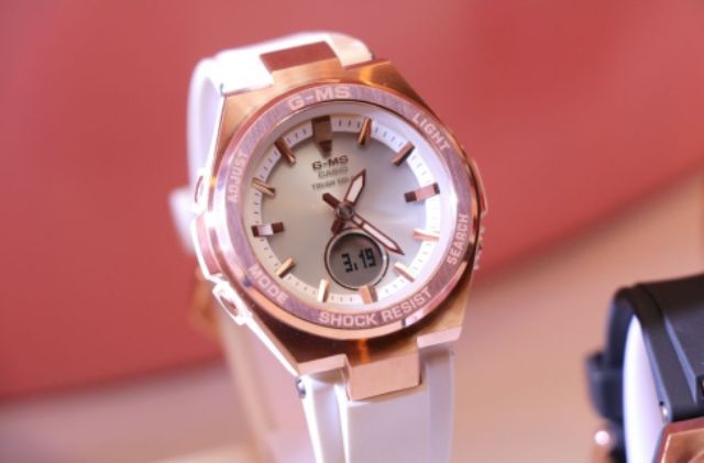 Casio Baby-G รุ่นแพ้ทตี้ - นาฬิกาข้อมือผู้หญิง สายเรซิ่น รุ่น MSG-S200G-7A - สีขาว ...