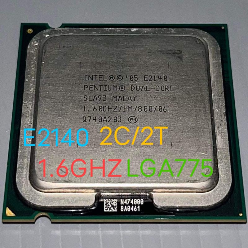 CPU (775) Intel® Pentium®E6300/E6700/E2140 | Shopee Thailand