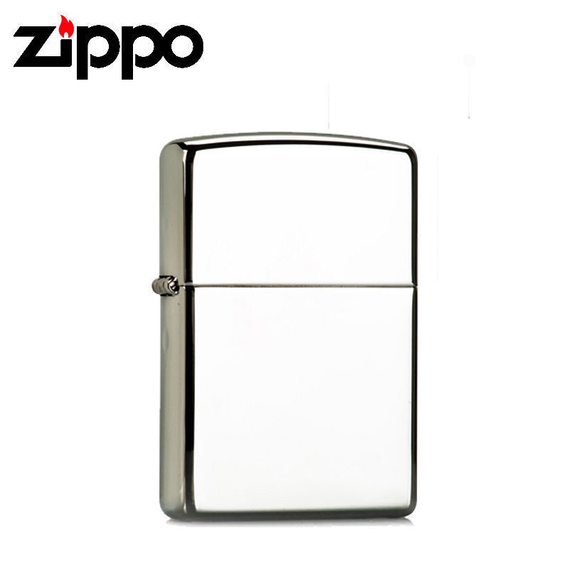 ☈Zippo official authentic 250 white ice classic mirror men s windproof ...