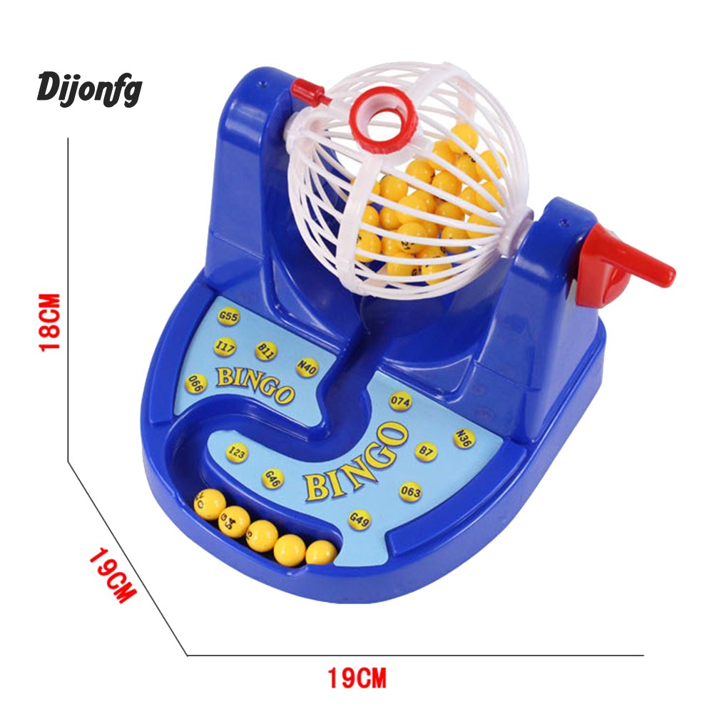 Di Lottery Lucky Balls Bingo Game Machine Set Children Desktop ...
