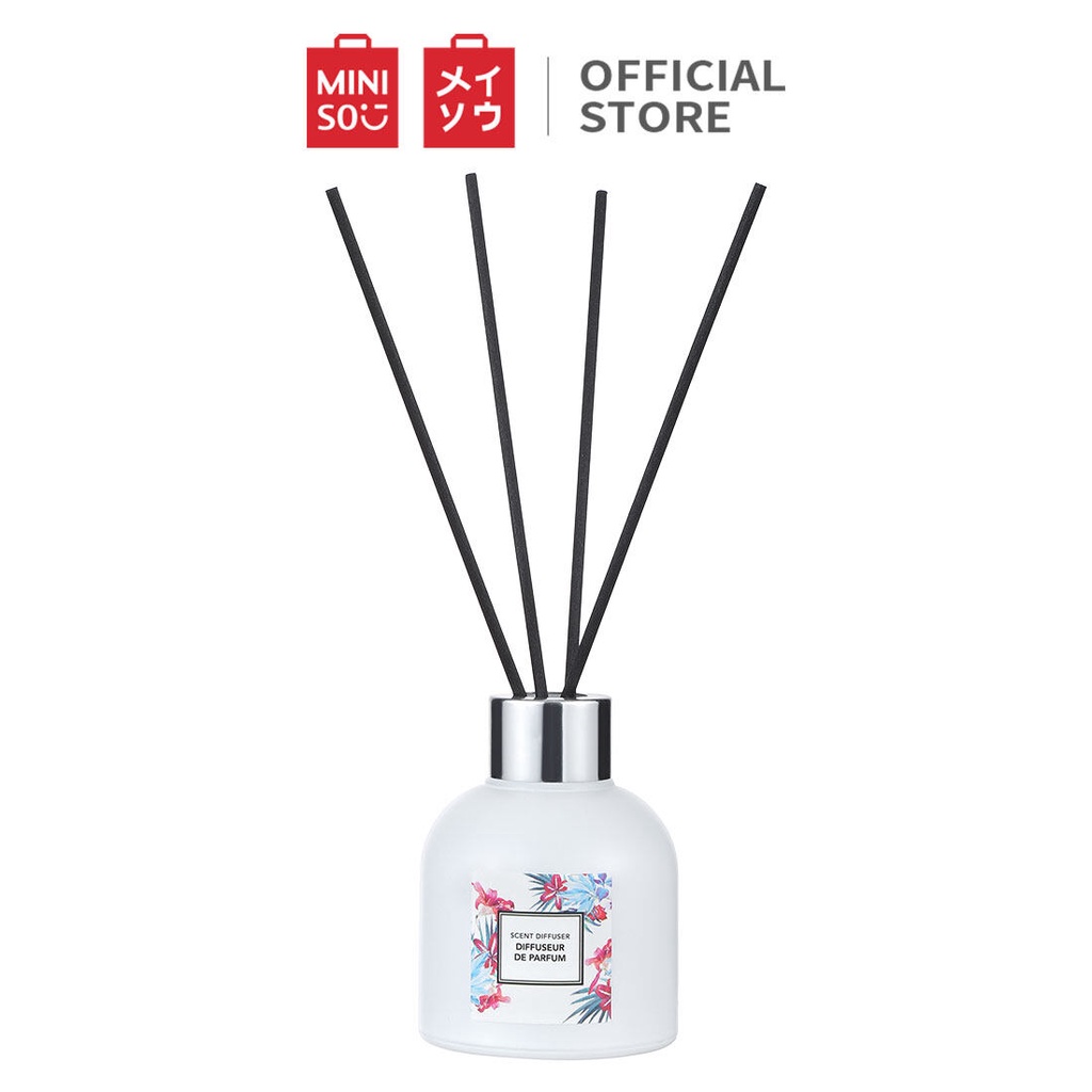 MINISO ก้านไม้หอม ก้านไม้หอมอโรม่า ปรับอากาศ Scent Diffuser 80ML อโรมาเทอราพี ก้านไม้หอม และ ...