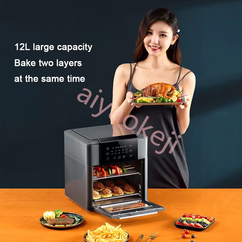 Multifunctional Touchscreen Deep Fryer Electric 12L Air Fryer Oven ...