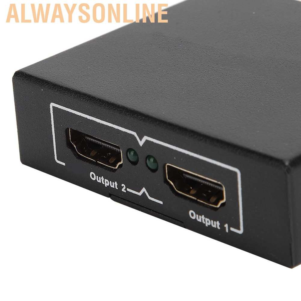 Alwaysonline High Definition Multimedia Interface Splitter 2.0 4K 60Hz ...