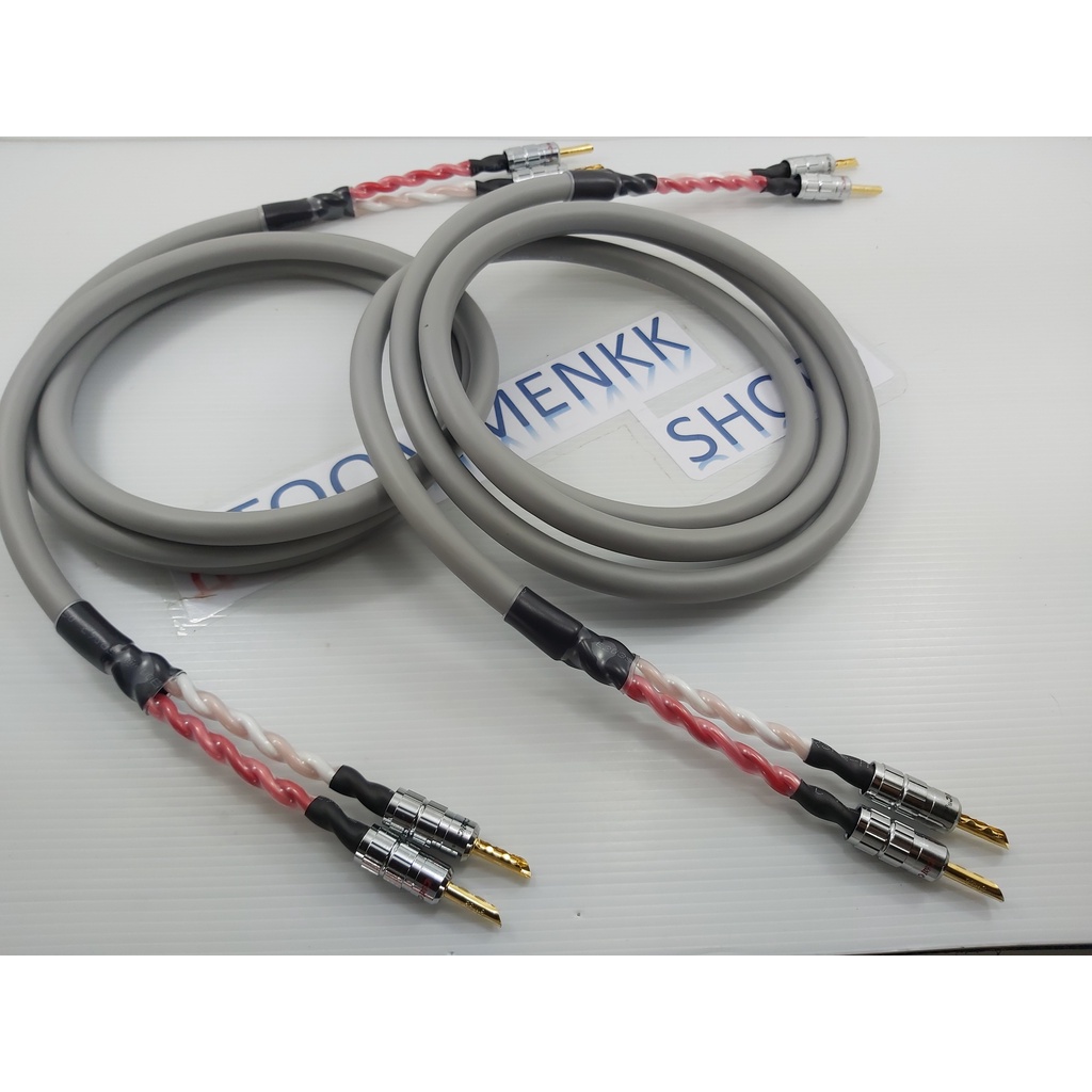 สายลำโพงรุ่นใหญ่ Canare quad star 4S11 หัวเสียบ CMC(แบบสองเส้นคู่ ...