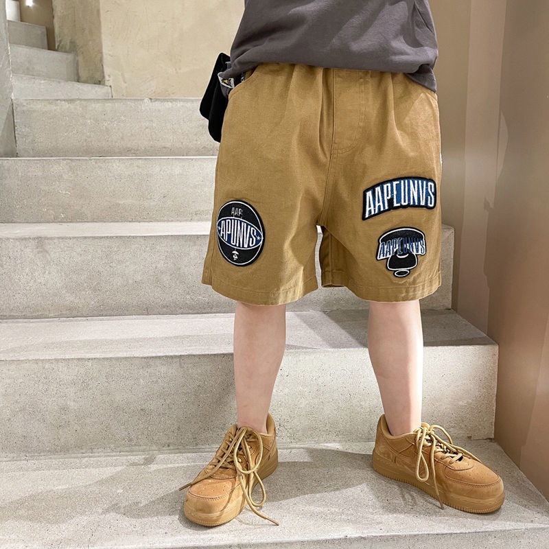 Boys' short pants summer clothes 2021 new children's cotton Capris ...