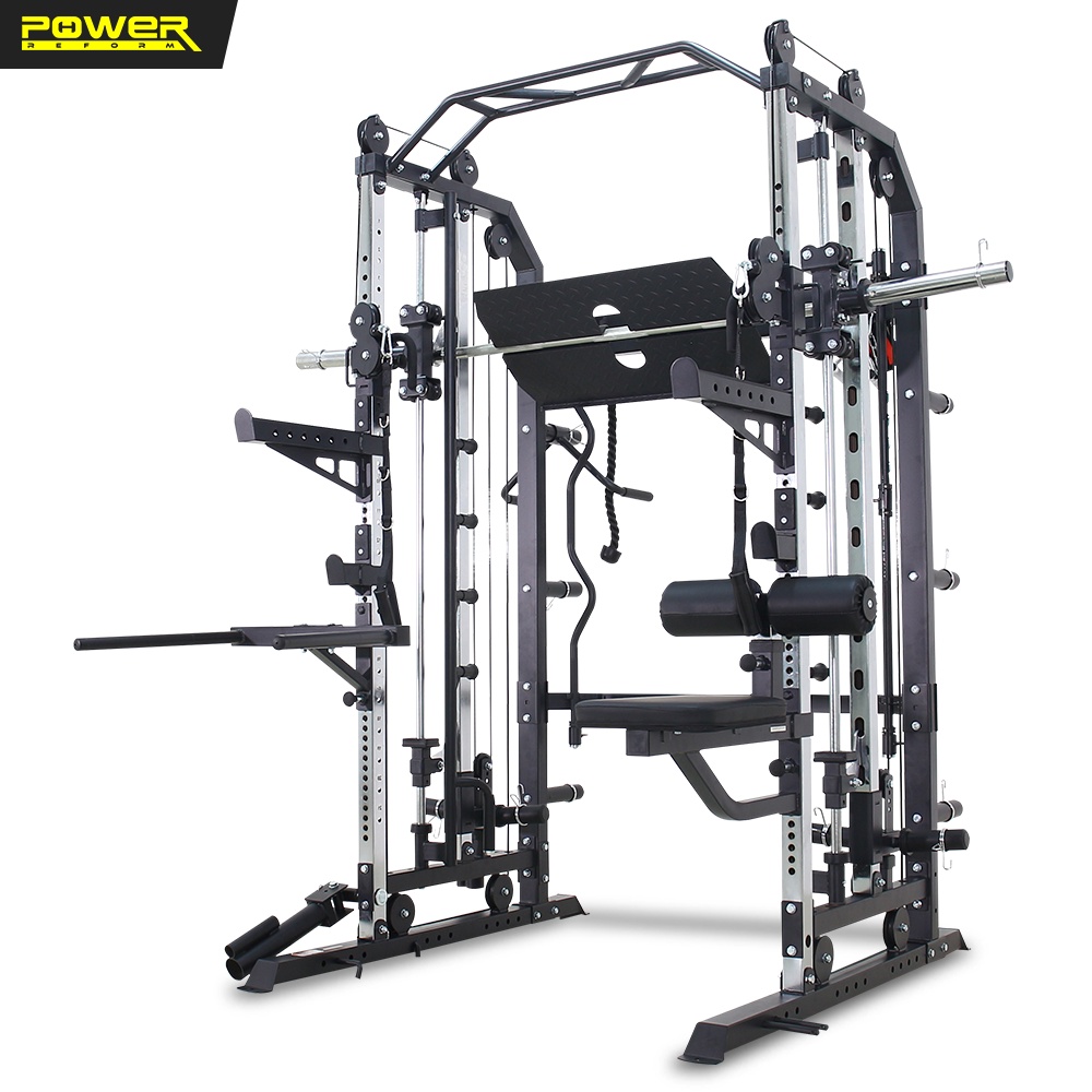 POWER REFORM สมิทแมชชีน Mega Trainer M4 Smith Machine ระบบโรลเลอร์ ...