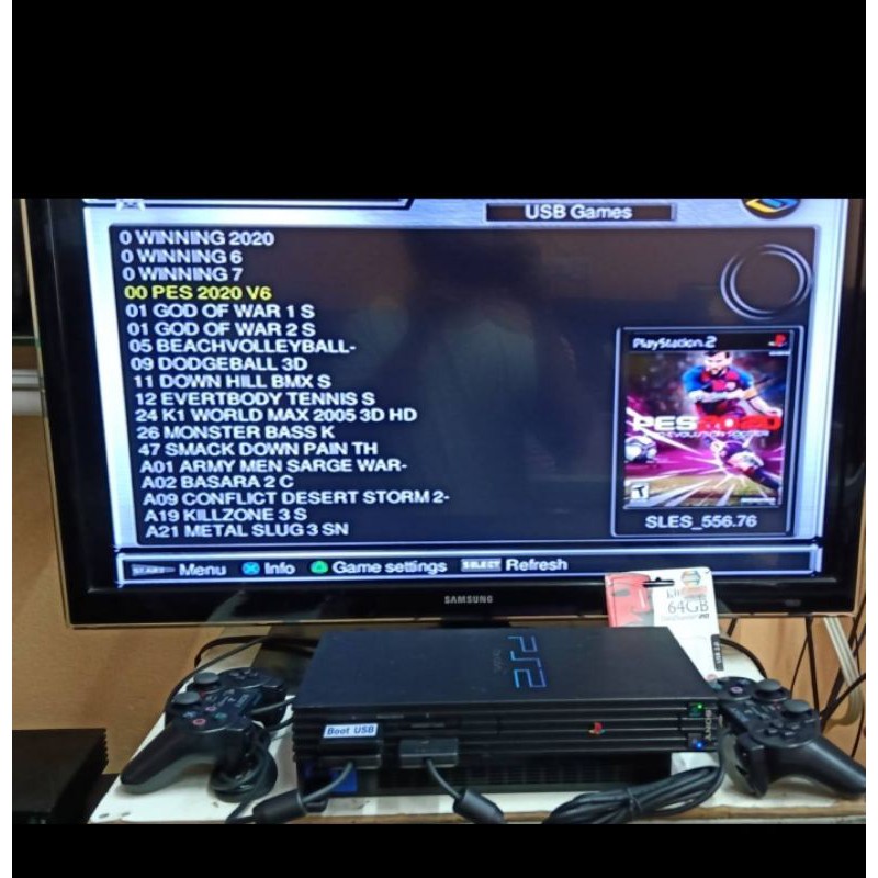 PS2 รุ่น10000 30000-50006เพลทู ระบบUSB และระบบอ่านแผ่น เก็บเงินปลายทาง ...