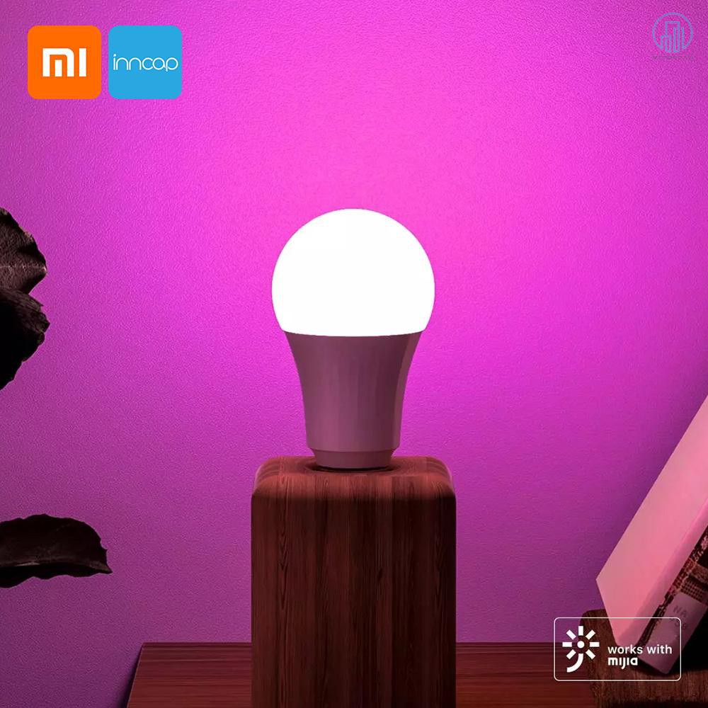 หลอดไฟ Xiaomi Youpin Inncap Smart Led E27 หลากสีสันหรี่แสงได้ 800 ...