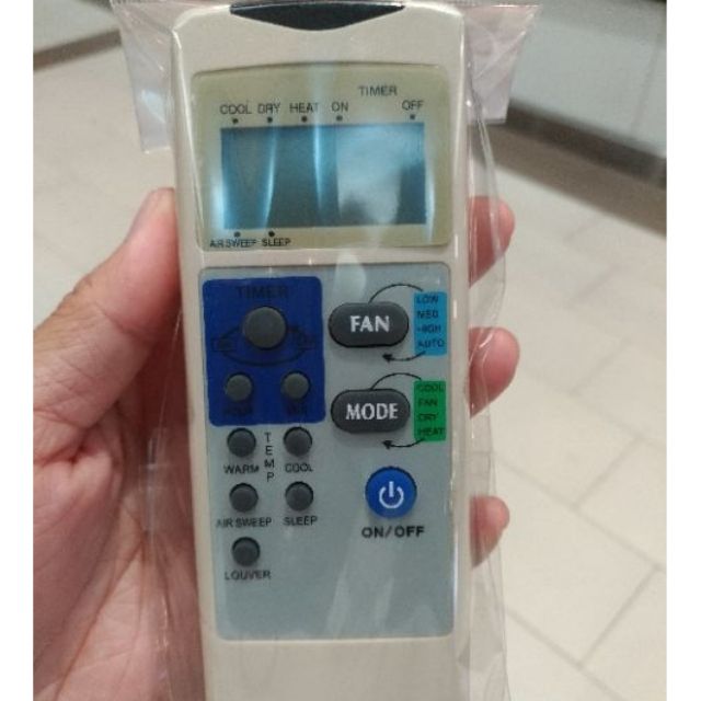 รีโมทแอร์ DAIKIN BRC4C154 รุ่น 099595JL AC remote controller BRC4C154 ...