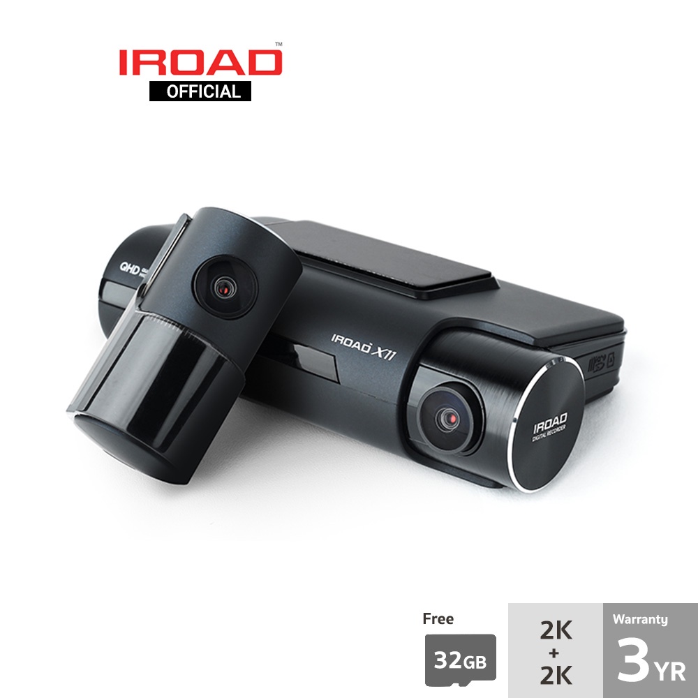 รุ่นใหม่ 2022 IROAD FX2 กล้องติดรถยนต์เกาหลี กล้องติดรถหน้าหลัง Full HD ...