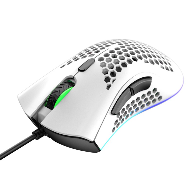 New Lightweight M7 Gaming Mouse Honeycomb Shell Ergonomic Mice with ...