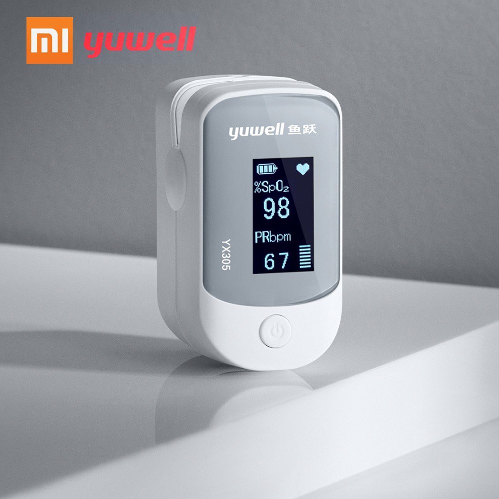 Original Xiaomi Yuwell Yx305 เครื่องวัดออกซิเจนในเลือดหน้าจอดิจิตอล ...