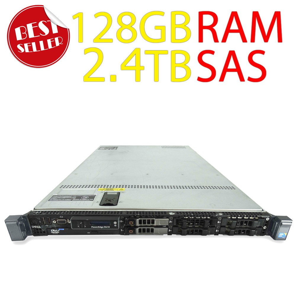(ส่งฟรี รับประกัน 3 เดือน ออก vat ได้) Server Dell R610 CPU E5620*2 ...