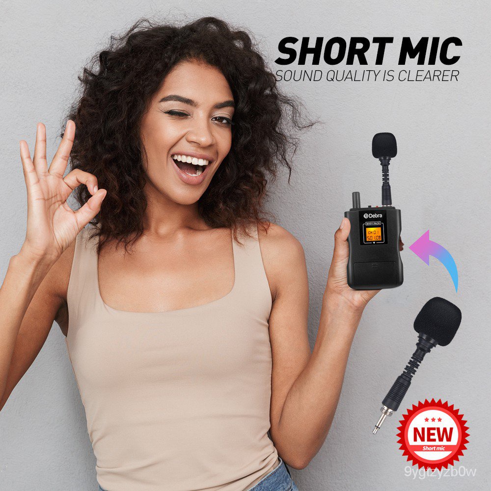 【Hot sale】Mini portable wireless interview transmitter microphone,Short ...