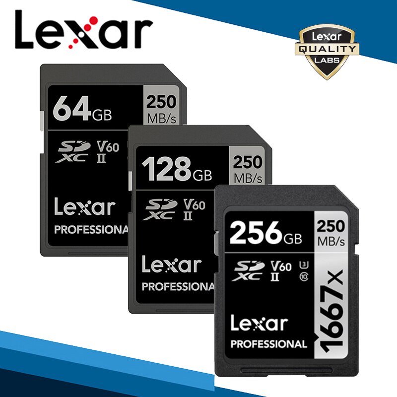 Lexar sd card 256GB SD Memory Card 1667x cartao de memoria 128GB gopro ...