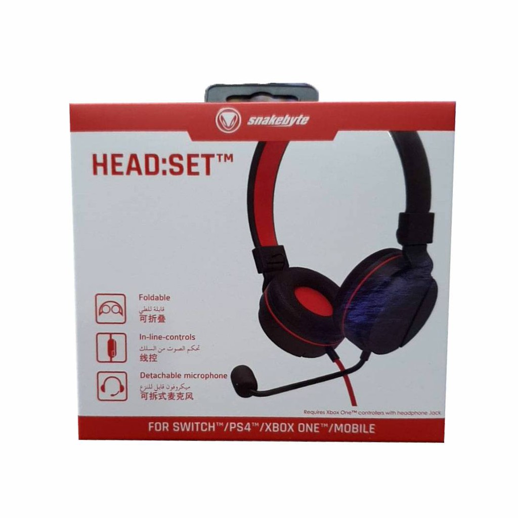 Snakebyte Headset S Stereo for use with Nintendo Switch PS4 Mobile ...